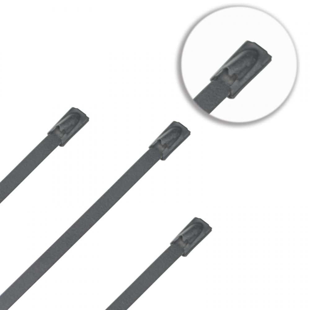 304 & 316 Grade Coated Stainless Steel Ball Lock Cable Ties